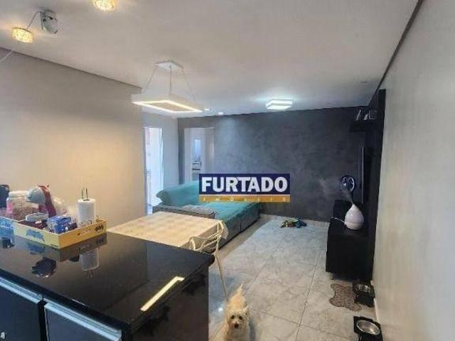 Apartamento com 2 dormitórios à venda, 67 m² Vila Valparaíso Santo André/SP