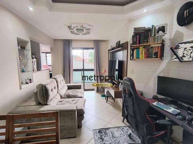 Apartamento com 2 dormitórios à venda, 68 m² por R$ 542.000,00 Santa Maria São Caetano do Sul/SP