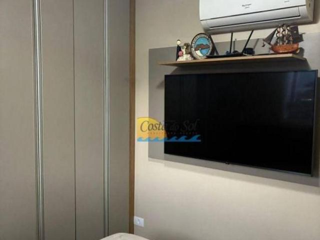 Apartamento com 2 dormitórios à venda, 68 m² por R$ 640.000,00 Canto do Forte Praia Grande/SP
