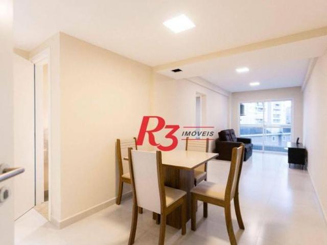 Apartamento com 2 dormitórios à venda, 68 m² por R$ 670.000,00 Marapé Santos/SP