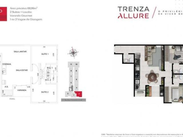 Apartamento com 2 dormitórios à venda, 68 m² por R$ 745.900,00 Atibaia Jardim Atibaia/SP