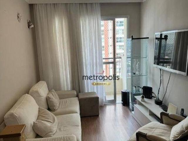 Apartamento com 2 dormitórios à venda, 68 m² por R$ 765.000,00 Santo Antônio São Caetano do Sul/