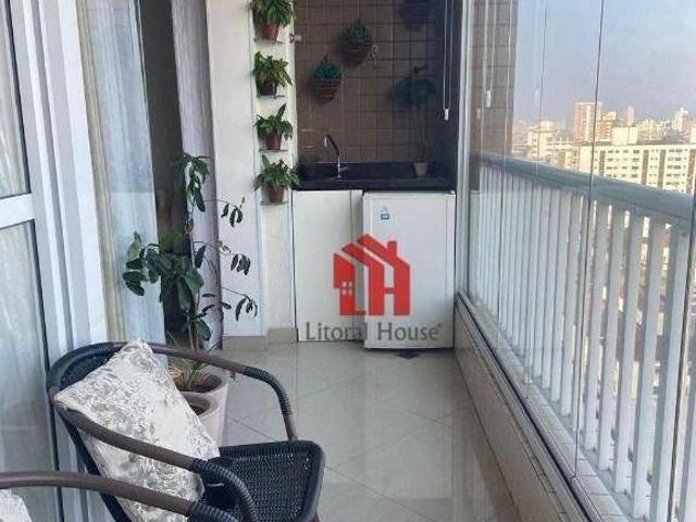 Apartamento com 2 dormitórios à venda, 69 m² por R$ 650.000,00 Encruzilhada Santos/SP
