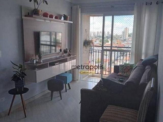 Apartamento com 2 dormitórios à venda, 69 m² por R$ 664.000,00 Santa Paula São Caetano do Sul/SP