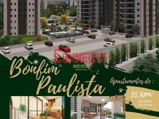Apartamento com 2 dormitórios à venda, 60 m² por R$ 339.000,00 Bonfim Paulista Ribeirão Preto/SP