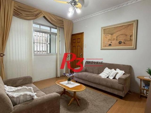 Apartamento com 2 dormitórios à venda, 60 m² por R$ 390.000,00 Boqueirão Santos/SP