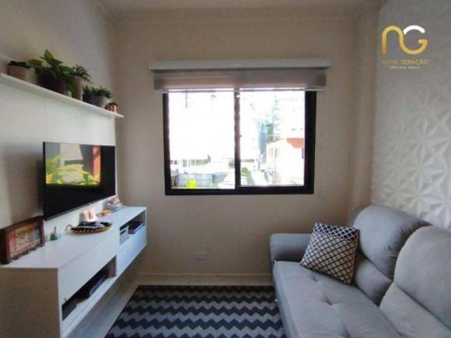 Apartamento com 2 dormitórios à venda, 60 m² por R$ 430.000,00 Canto do Forte Praia Grande/SP