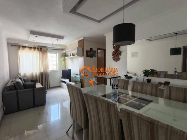 Apartamento com 2 dormitórios à venda, 60 m² por R$ 443.000,00 Jardim Nova Taboão Guarulhos/SP