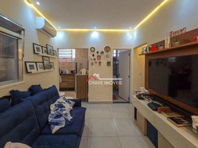 Apartamento com 2 dormitórios à venda, 60 m² por R$ 480.000,00 Embaré Santos/SP