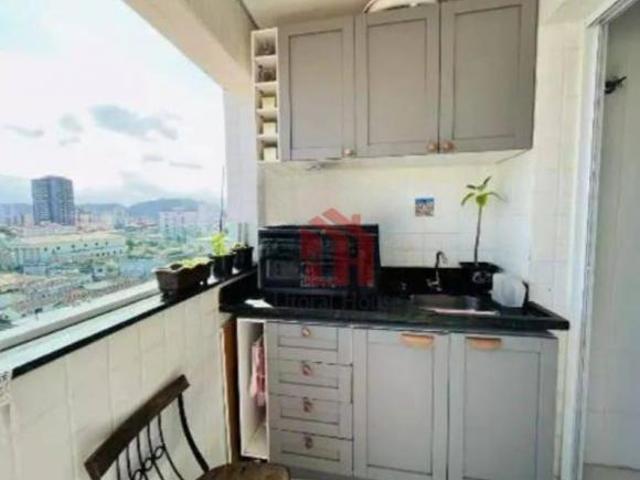 Apartamento com 2 dormitórios à venda, 60 m² por R$ 528.000,00 Macuco Santos/SP