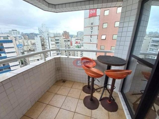 Apartamento com 2 dormitórios à venda, 60 m² por R$ 585.000,00 Boqueirão Santos/SP