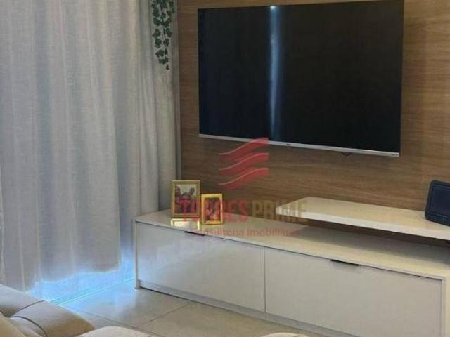 Apartamento com 2 dormitórios à venda, 60 m² por R$ 649.000,00 Marapé Santos/SP