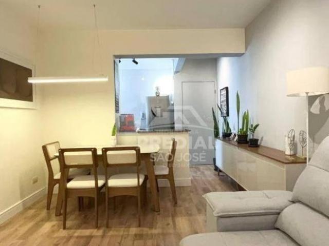 Apartamento com 2 dormitórios à venda, 60 m² por R$ 690.000,00 Jardim Aquarius São José dos Camp