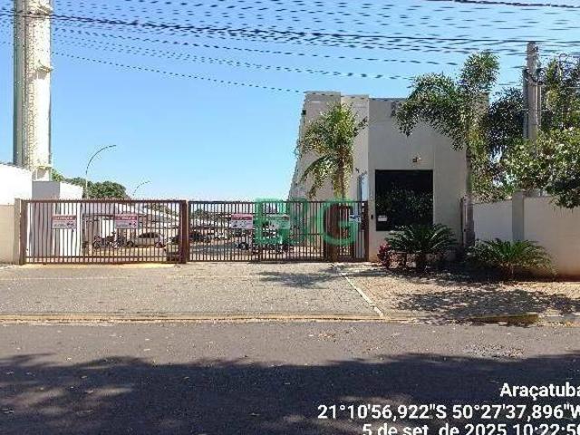 Apartamento com 2 dormitórios à venda, 61 m² por R$ 111.816,49 Chácaras TV Araçatuba/SP