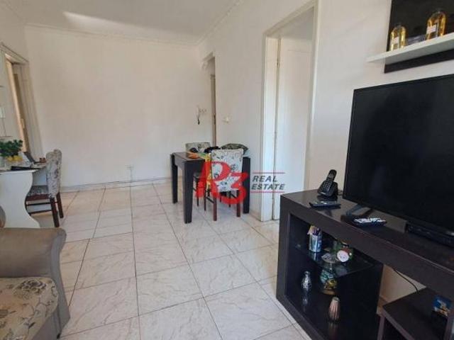 Apartamento com 2 dormitórios à venda, 62 m² por R$ 380.000,00 Campo Grande Santos/SP