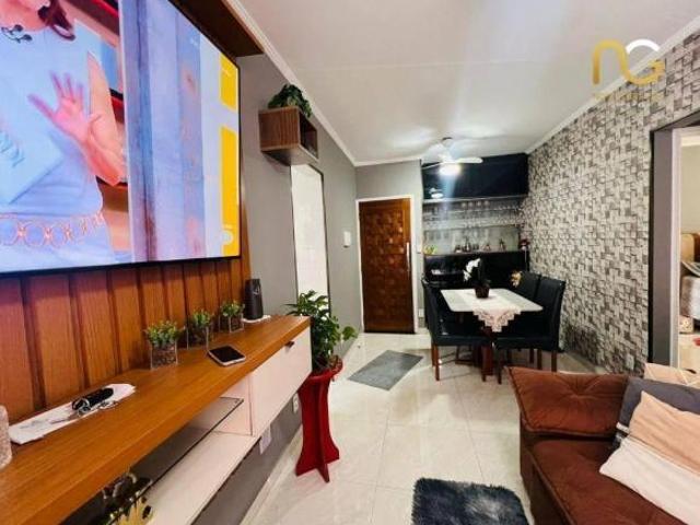 Apartamento com 2 dormitórios à venda, 62 m² por R$ 405.000,00 Aviação Praia Grande/SP