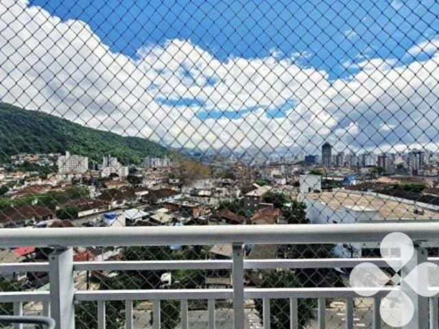 Apartamento com 2 dormitórios à venda, 62 m² por R$ 640.000,00 Marapé Santos/SP