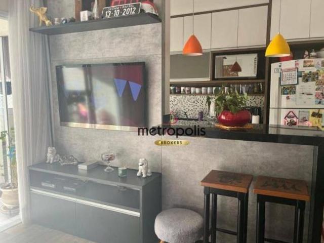 Apartamento com 2 dormitórios à venda, 62 m² por R$ 745.000,00 Jardim São Caetano São Caetano do