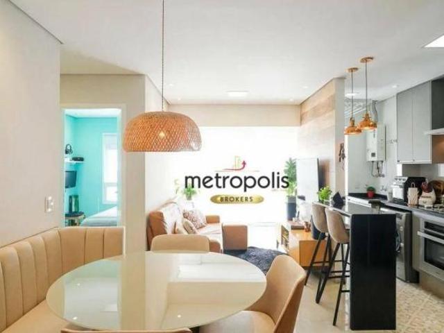 Apartamento com 2 dormitórios à venda, 62 m² por R$ 769.000,00 Osvaldo Cruz São Caetano do Sul/S