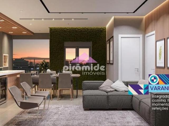 Apartamento com 2 dormitórios à venda, 62,04m² por R$ 642.808,00 Jardim Oswaldo Cruz São José dos