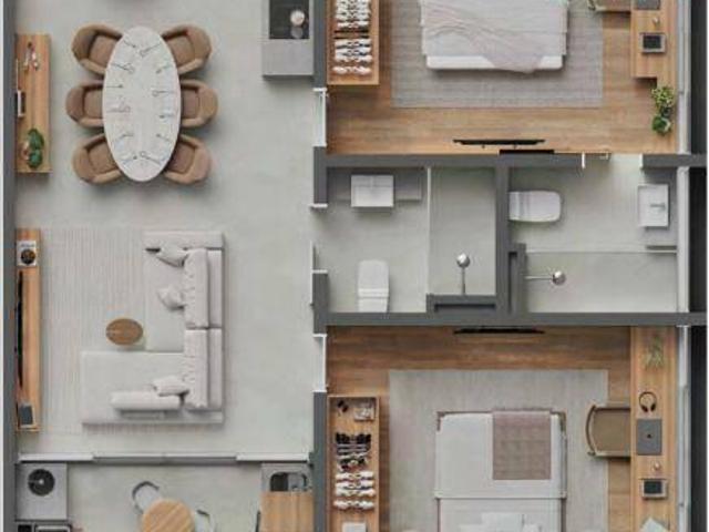 Apartamento com 2 dormitórios à venda, 63 m² por R$ 1.081.700,00 Santa Lúcia Belo Horizonte/MG