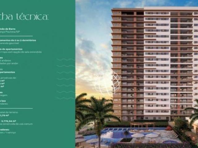 Apartamento com 2 dormitórios à venda, 63 m² por R$ 552.739,38 Condomínio Residencial Colinas de S