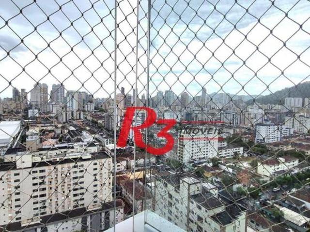 Apartamento com 2 dormitórios à venda, 63 m² por R$ 770.000,00 Campo Grande Santos/SP