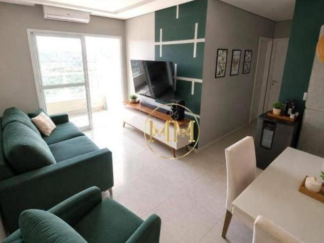 Apartamento com 2 dormitórios à venda, 63 m² por R$ 795.000,00 Campo Grande Santos/SP