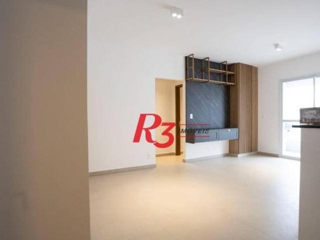 Apartamento com 2 dormitórios à venda, 74 m² por R$ 1.065.000,00 Boqueirão Santos/SP
