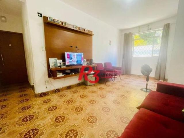 Apartamento com 2 dormitórios à venda, 74 m² por R$ 340.000,00 Encruzilhada Santos/SP
