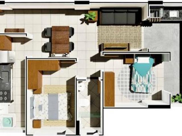 Apartamento com 2 dormitórios à venda, 74 m² por R$ 599.000 Vila Caiçara Praia Grande/SP