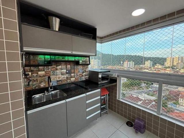 Apartamento com 2 dormitórios à venda, 74 m² por R$ 650.000,00 Canto do Forte Praia Grande/SP