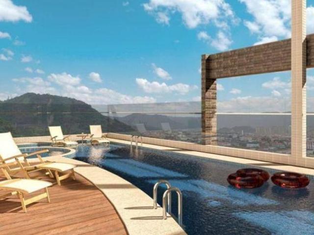 Apartamento com 2 dormitórios à venda, 74 m² por R$ 695.269 Marapé Santos/SP