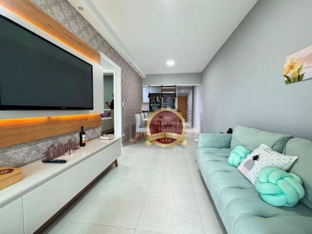 Apartamento com 2 dormitórios à venda, 74 m² por R$ 750.000,00 Boqueirão Praia Grande/SP