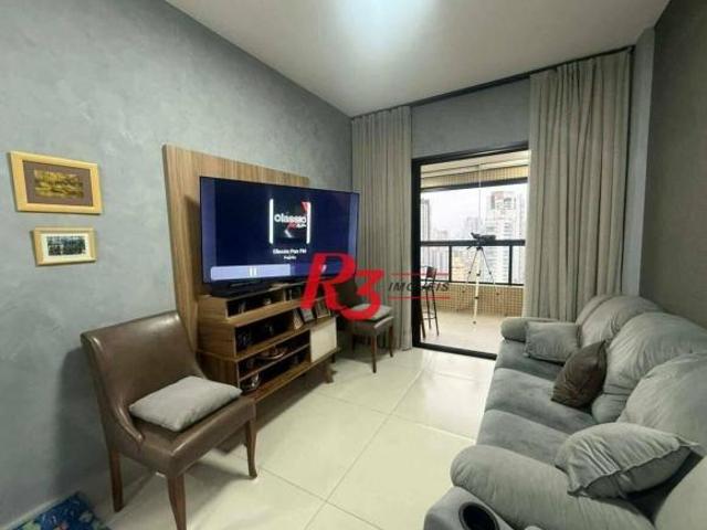 Apartamento com 2 dormitórios à venda, 75 m² por R$ 1.431.000,00 José Menino Santos/SP