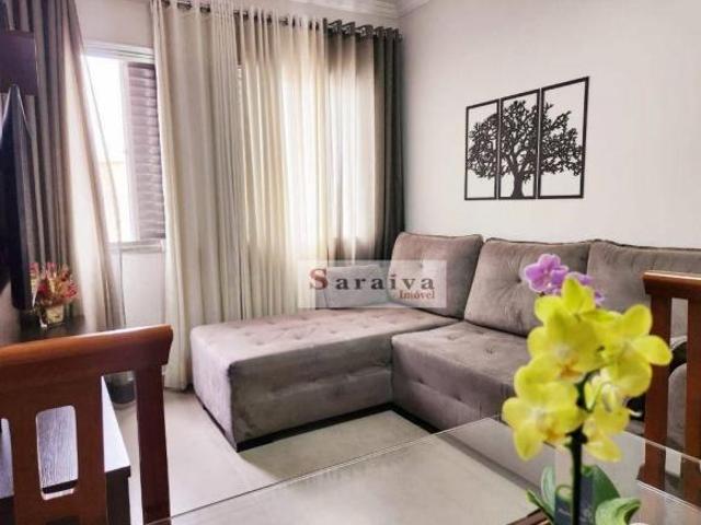 Apartamento com 2 dormitórios à venda, 75 m² por R$ 370.000,00 Vila Mussolini São Bernardo do Ca