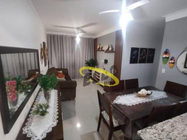 Apartamento com 2 dormitórios à venda, 75 m² por R$ 385.000,00 Vera Cruz Mongaguá/SP