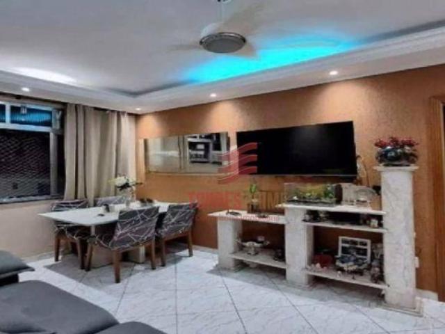 Apartamento com 2 dormitórios à venda, 75 m² por R$ 420.000,00 Marapé Santos/SP