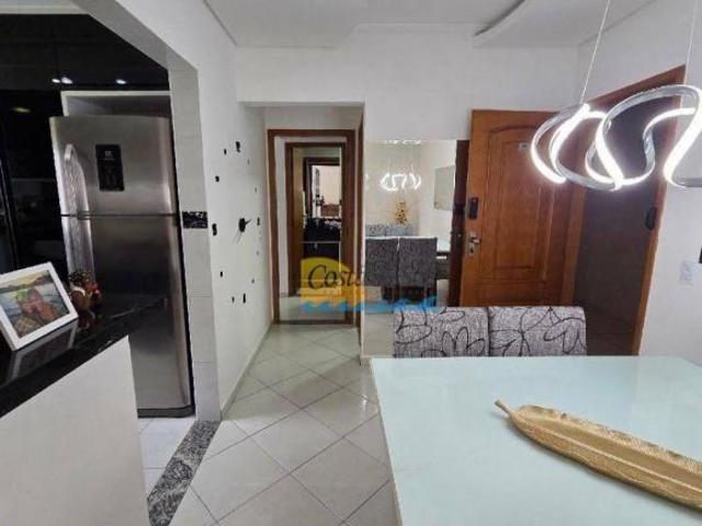 Apartamento com 2 dormitórios à venda, 75 m² por R$ 600.000 Aviação Praia Grande/SP