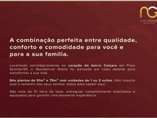 Apartamento com 2 dormitórios à venda, 75 m² por R$ 639.000,00 Vila Caiçara Praia Grande/SP
