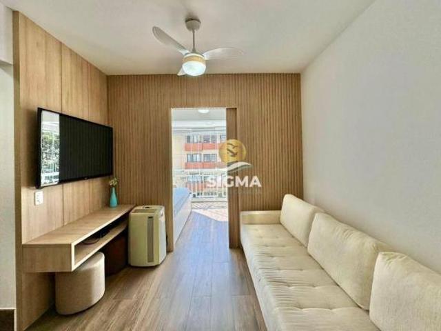 Apartamento com 2 dormitórios à venda, 75 m² por R$ 750.000,00 Tombo Guarujá/SP