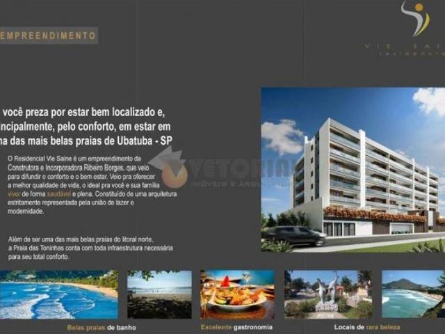 Apartamento com 2 dormitórios à venda, 75 m² por R$ 750.000,00 Lagoinha Ubatuba/SP