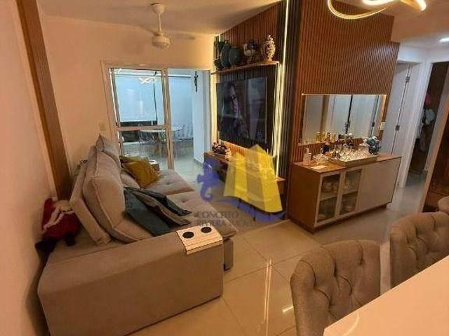 Apartamento com 2 dormitórios à venda, 76 m² por R$ 1.400.000,00 Centro Bertioga/SP