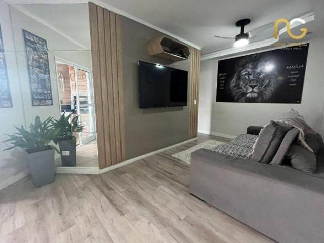 Apartamento com 2 dormitórios à venda, 76 m² por R$ 498.000,00 Guilhermina Praia Grande/SP