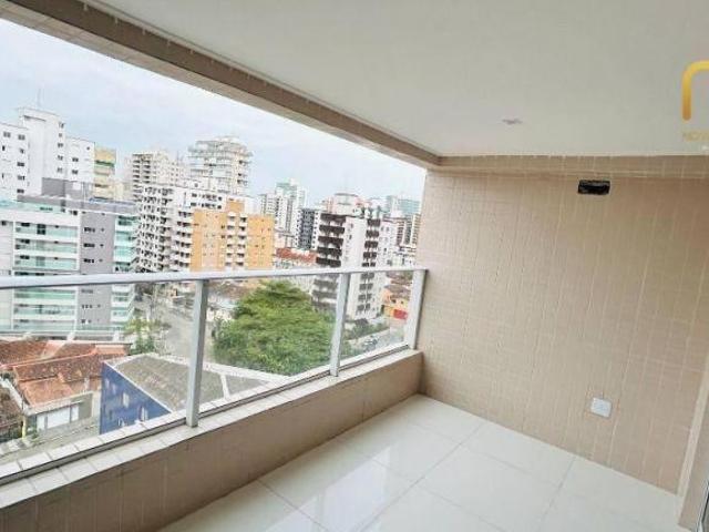 Apartamento com 2 dormitórios à venda, 76 m² por R$ 550.000,00 Vila Guilhermina Praia Grande/SP