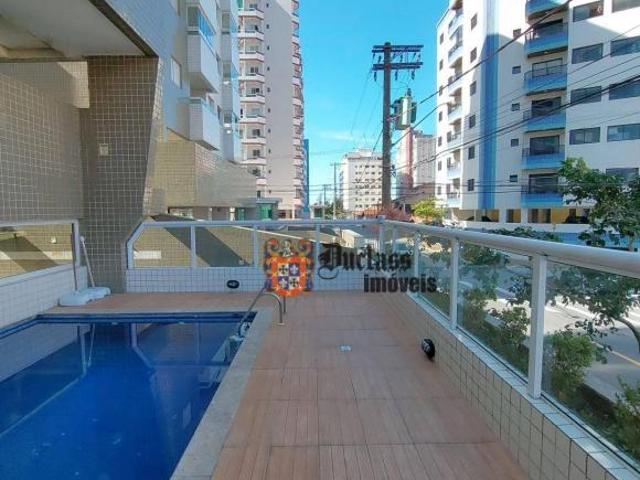 Apartamento com 2 dormitórios à venda, 76 m² por R$ 550.000,00 Mirim Praia Grande/SP