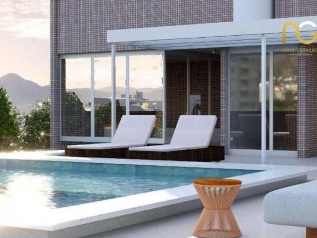 Apartamento com 2 dormitórios à venda, 76 m² por R$ 749.652,16 Canto do Forte Praia Grande/SP