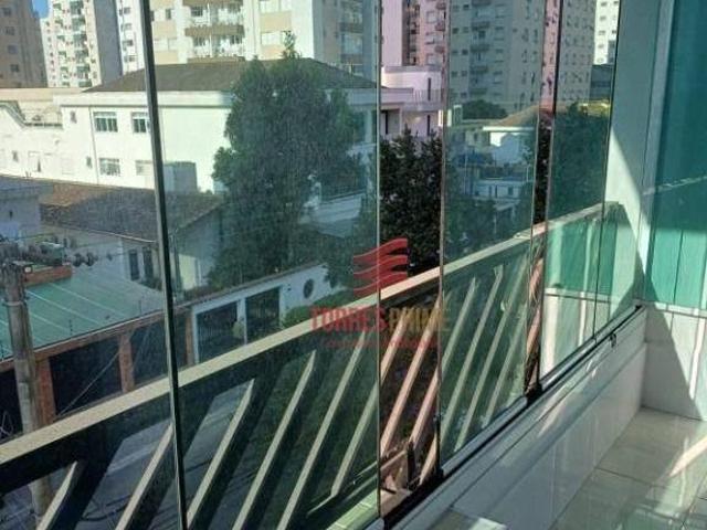 Apartamento com 2 dormitórios à venda, 77 m² por R$ 460.000,00 Embaré Santos/SP
