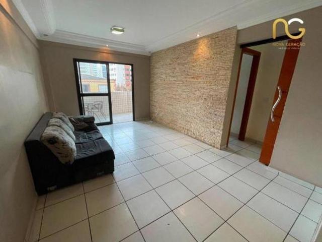 Apartamento com 2 dormitórios à venda, 77 m² por R$ 495.000,00 Aviação Praia Grande/SP