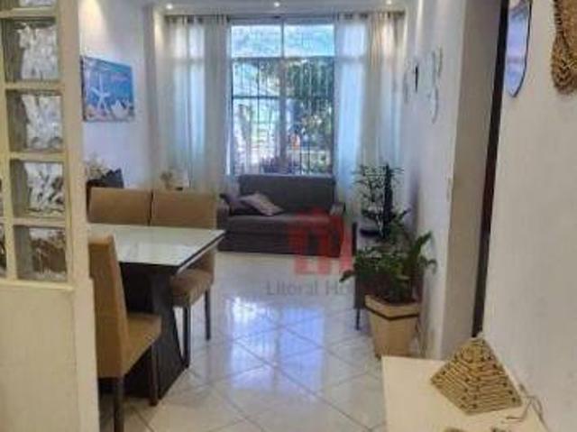 Apartamento com 2 dormitórios à venda, 77 m² por R$ 590.000,00 Embaré Santos/SP
